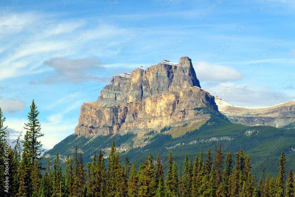 Castle Mountain Banff National Park Stock-Foto | Adobe Stock