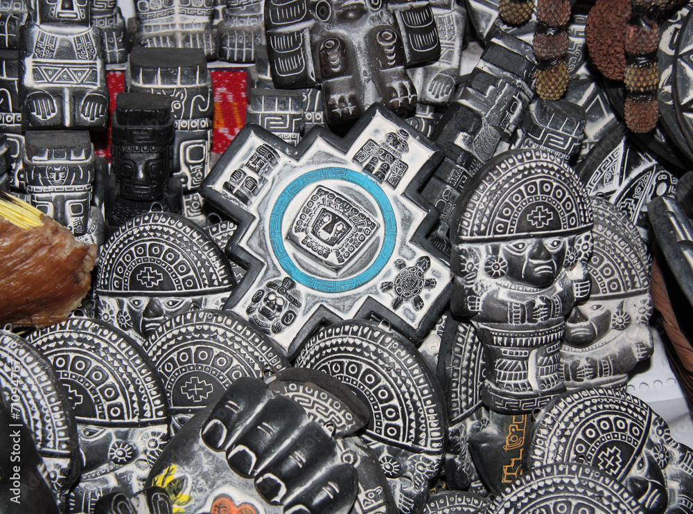 Traditional symbols for Aymara rituals, Witches Market, La Paz Stock ...