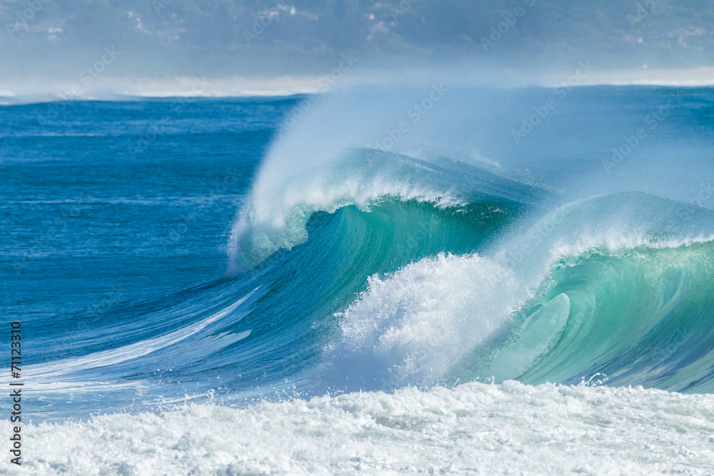 Ocean Waves Scenic Color Stock Photo | Adobe Stock