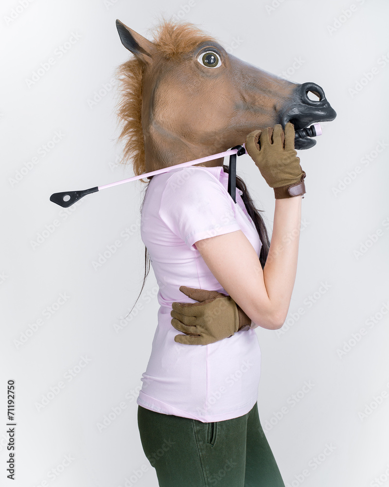 People With Horse Masks