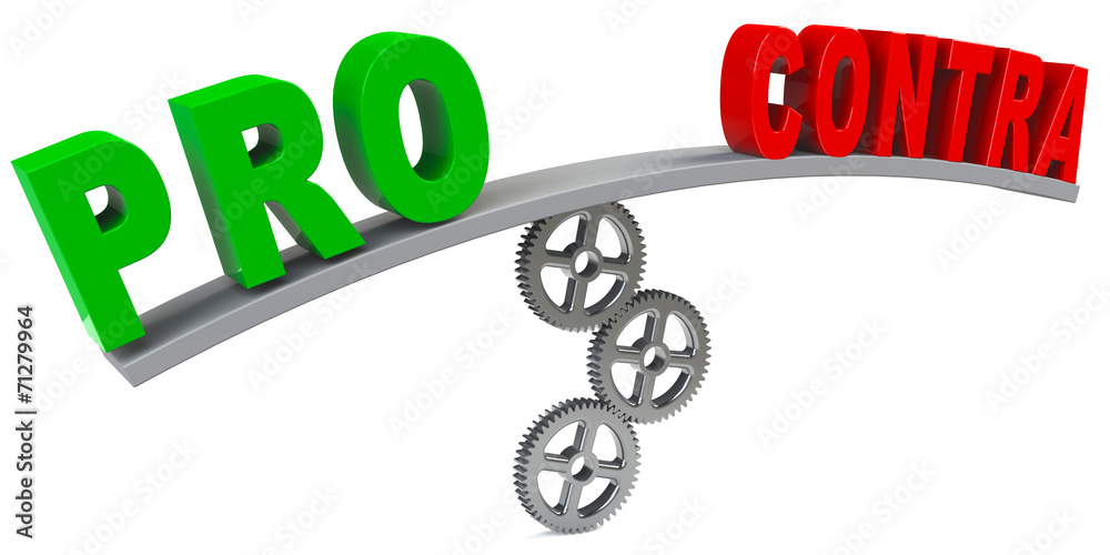 pro contra analyse Stock-Illustration | Adobe Stock