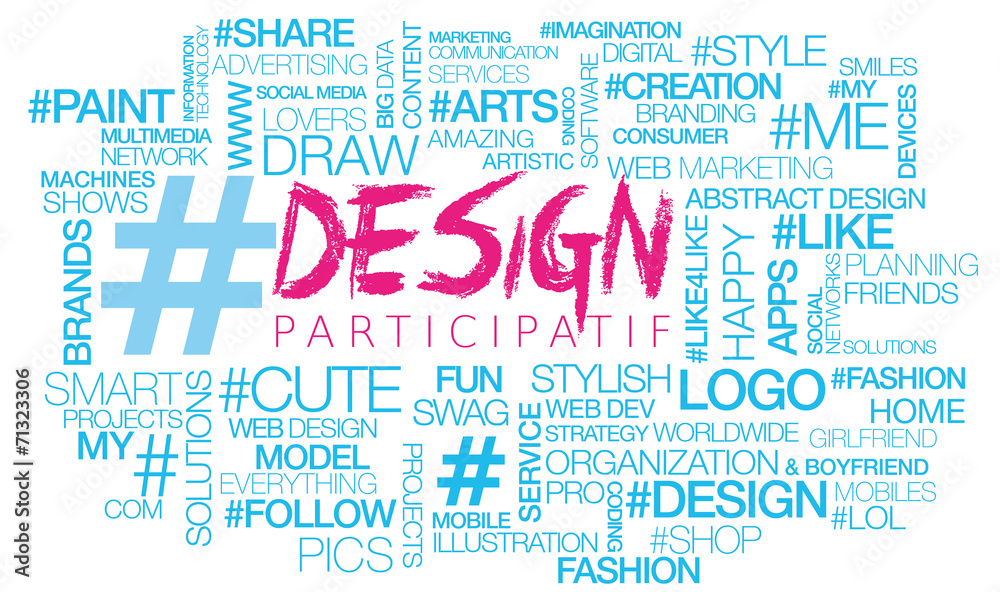 Design participatif collaboratif crowdfunding nuage de mots ...