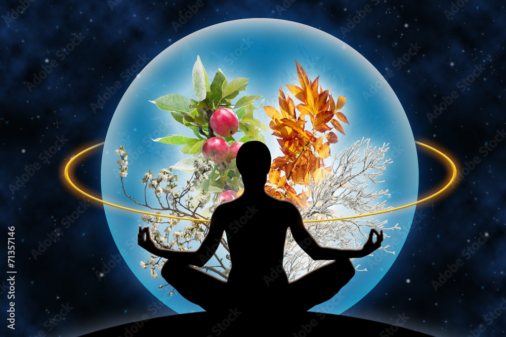 Power over nature Stock Illustration | Adobe Stock