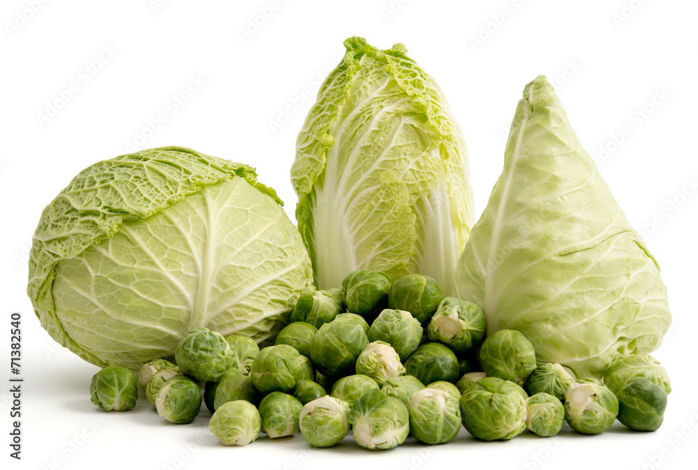 Verschiedene Kohlarten Stock-Foto | Adobe Stock