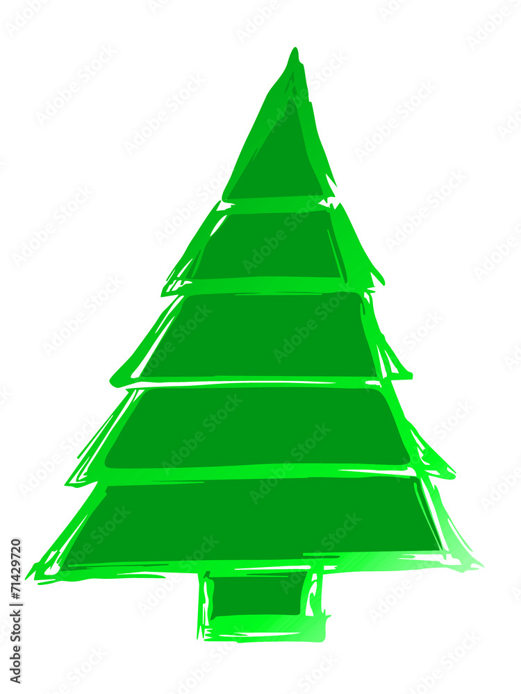 Tannenbaum Stock Vector Adobe Stock