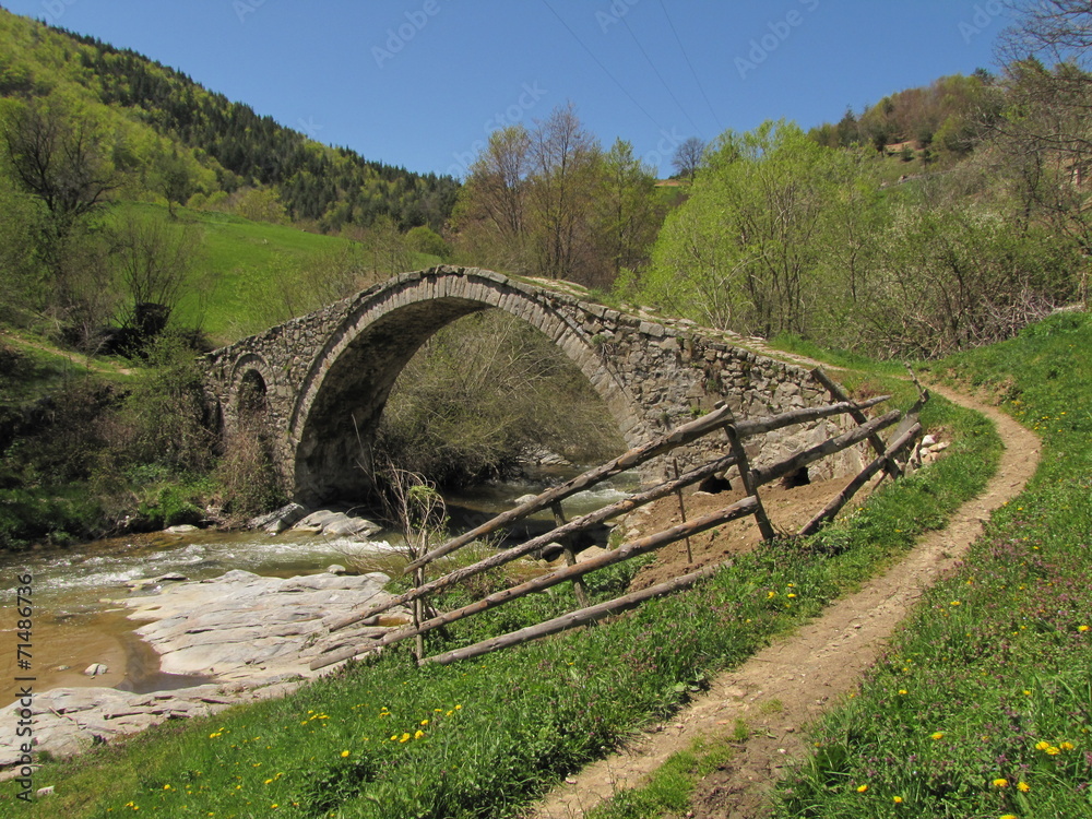 Roman bridge,ancient bridge,old bridge,ancien bridge Stock Photo ...