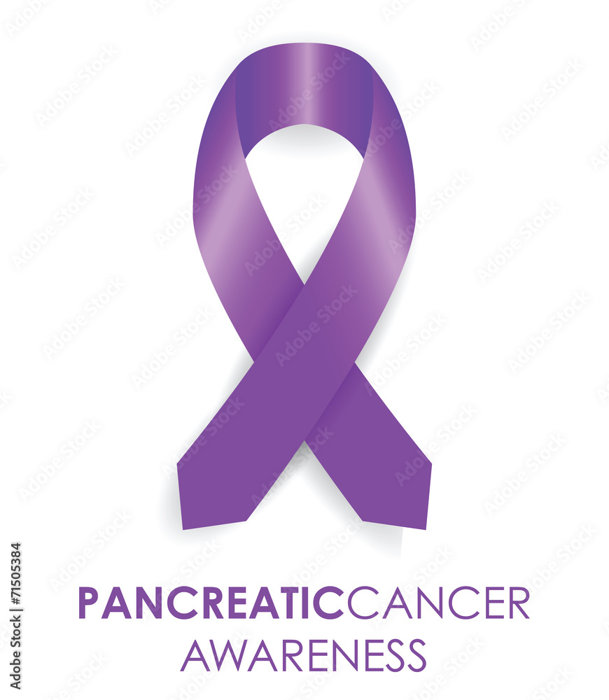 Pancreatic Cancer Ribbon Stock Vector Adobe Stock