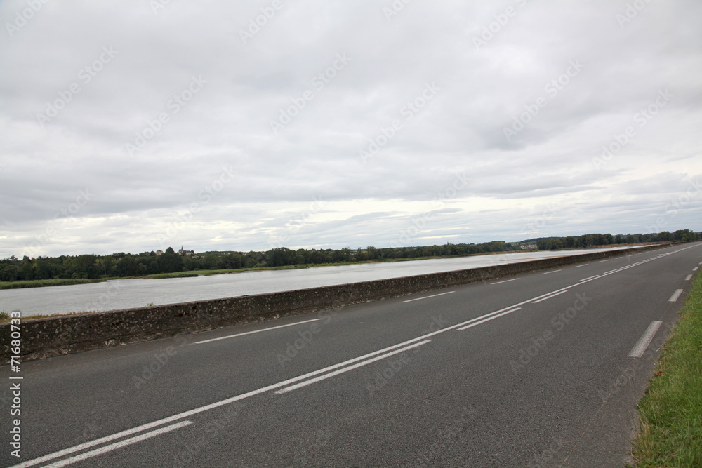 Voie fluviale - Voie routière. Stock Photo | Adobe Stock