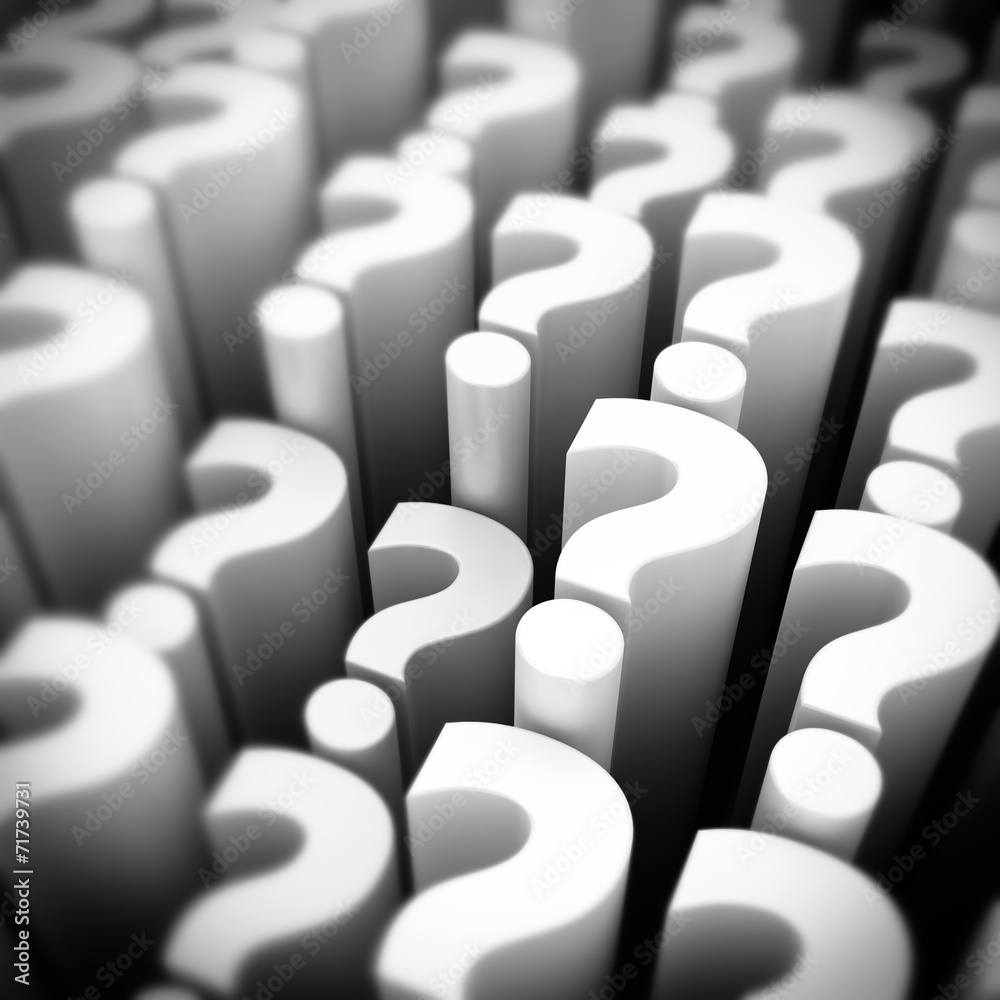 Question mark rows Stock Illustration | Adobe Stock