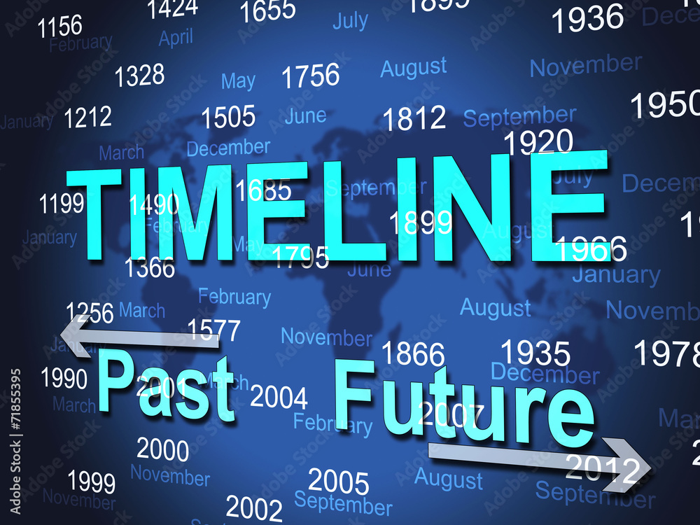 Time Line Represents Timeline Chart And Done Stock Illustration | Adobe ...