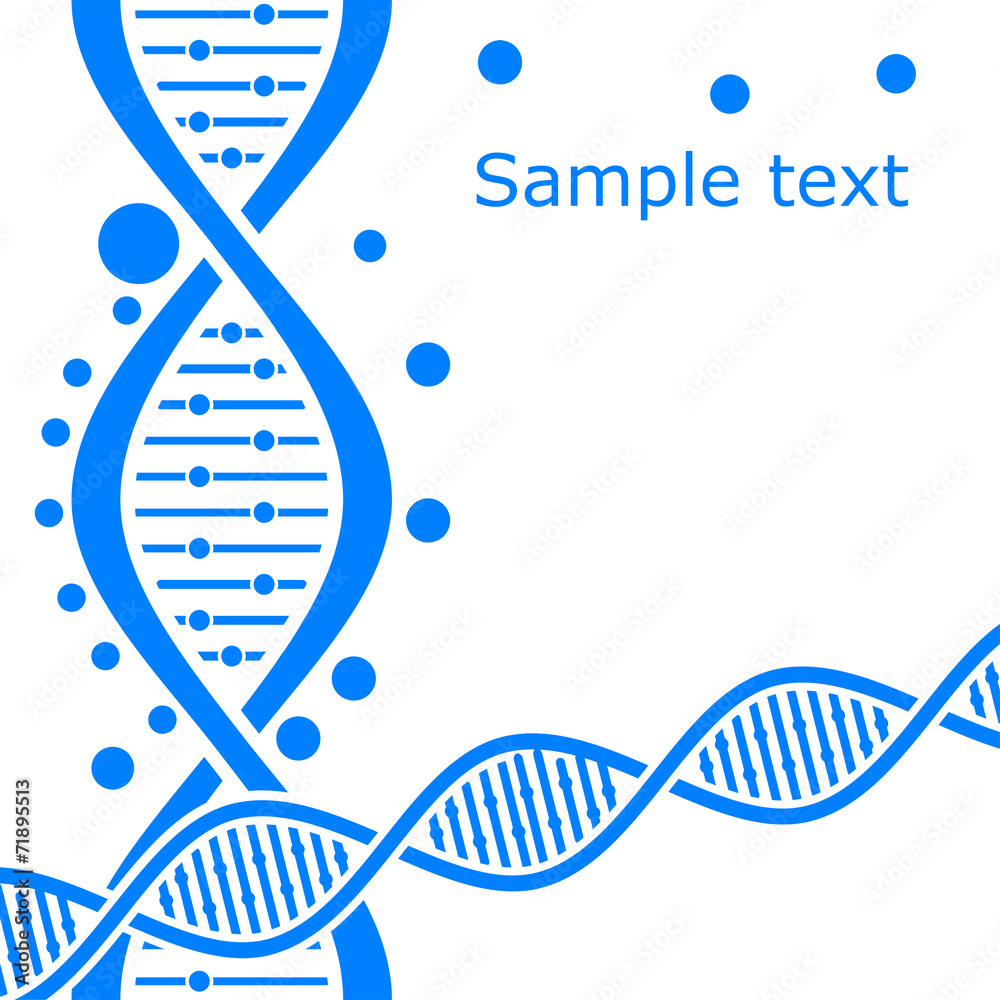 Simple DNA background Stock Vector | Adobe Stock