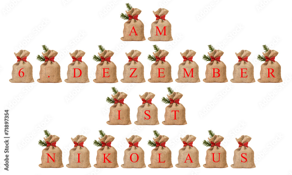 am 6.Dezember ist Nikolaus Stock-Foto | Adobe Stock