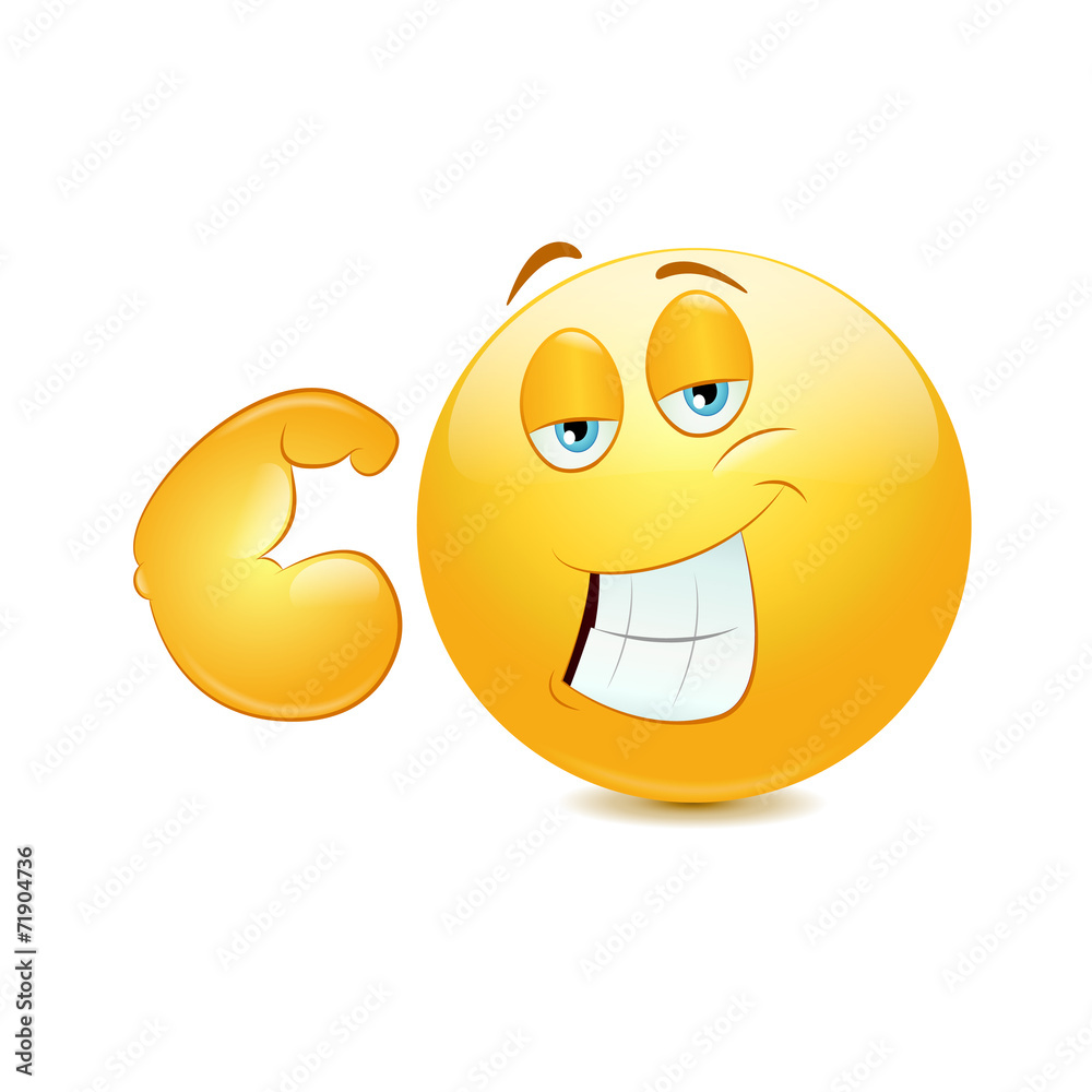 Muscle Emoticon