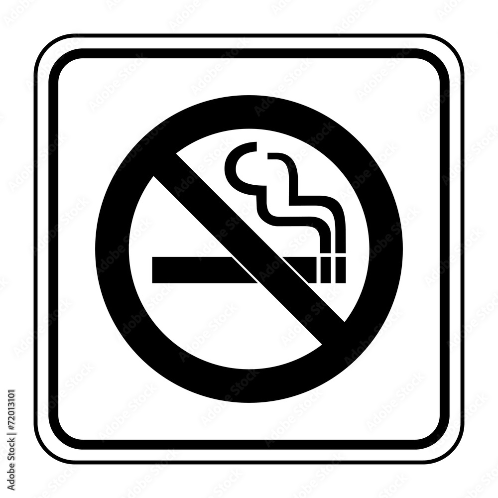 Logo interdiction de fumer. Stock-Vektorgrafik | Adobe Stock
