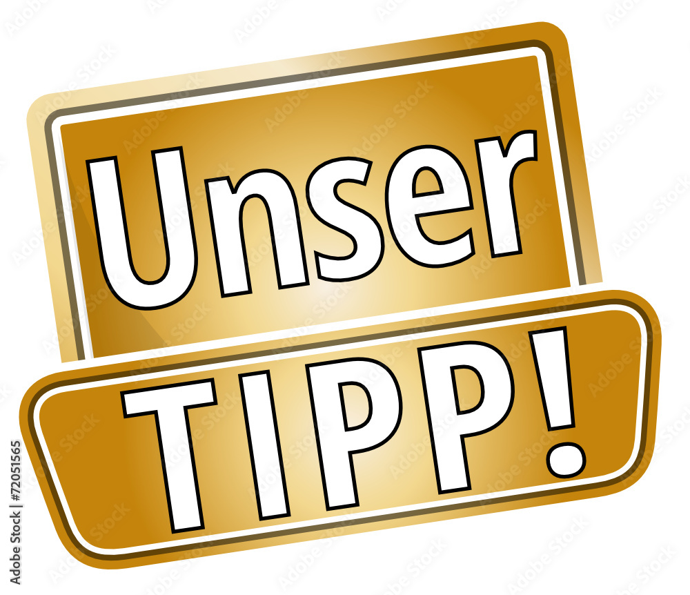 Unser Tipp Stock-Vektorgrafik | Adobe Stock