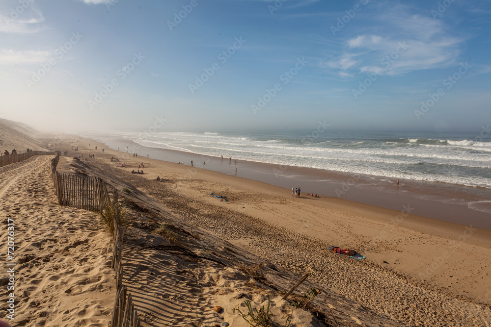 Carcans plage Stock Photo | Adobe Stock