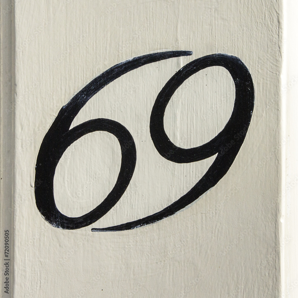 Number 69 Stock Photo | Adobe Stock