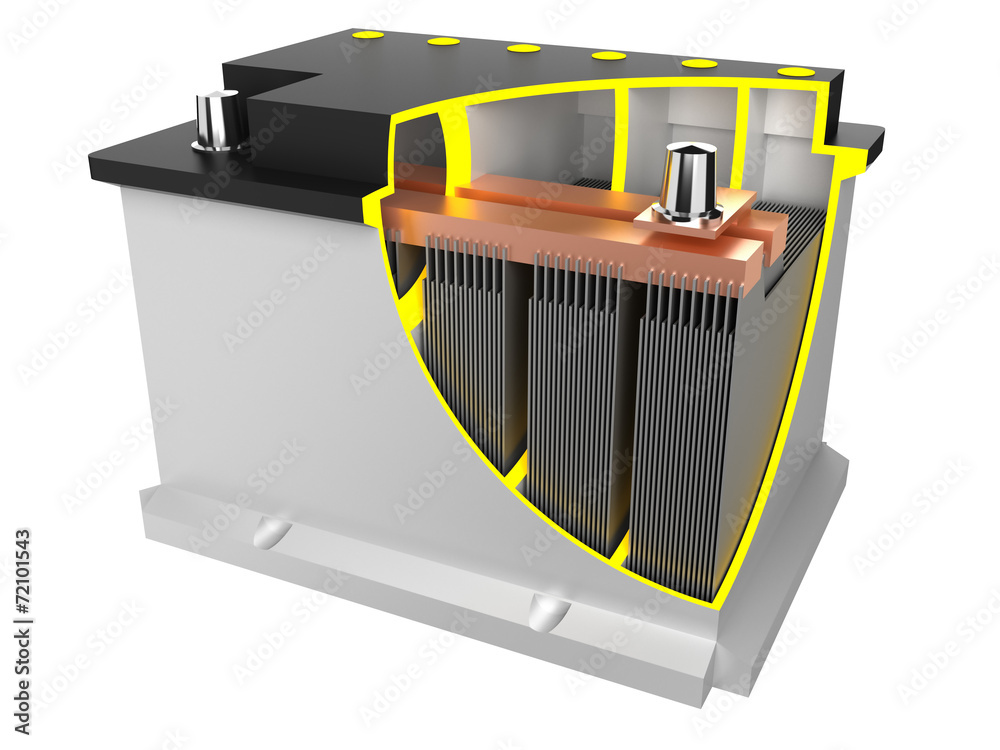 Inside Of A Car Battery
