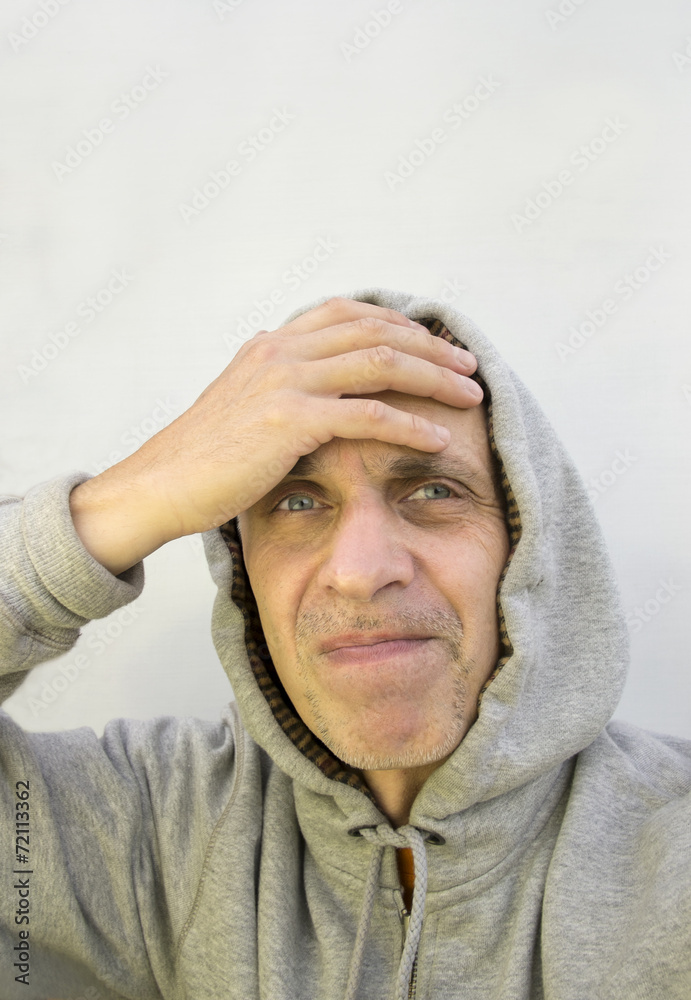 Man Slapping his Forehead Stock Photo | Adobe Stock