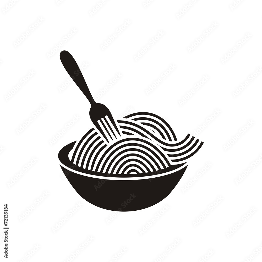 Spaghetti icon Stock Vector | Adobe Stock