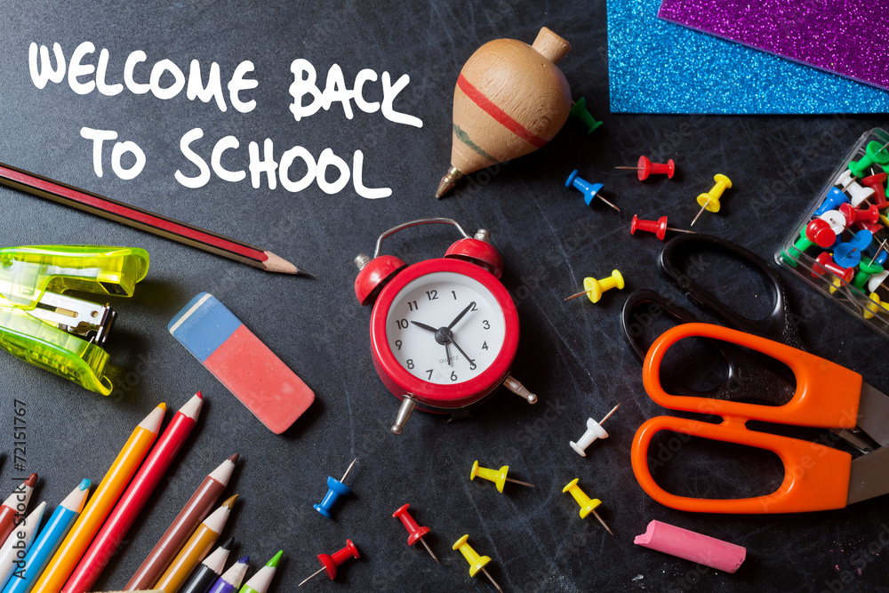 Welcome back to school Stock Photo | Adobe Stock