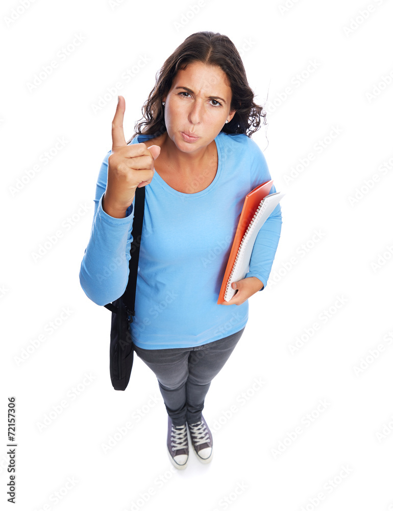 Angry College Student