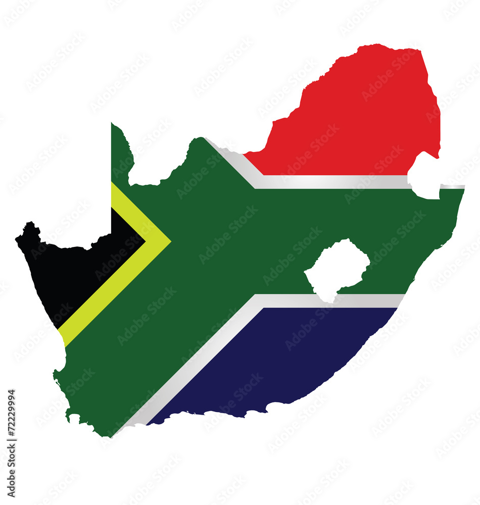 Flag of the Republic of South Africa Stock Vector | Adobe Stock