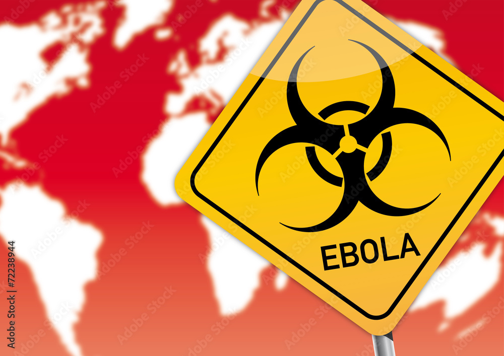 Achtung Ebola, Ausbreitung Stock-Vektorgrafik | Adobe Stock