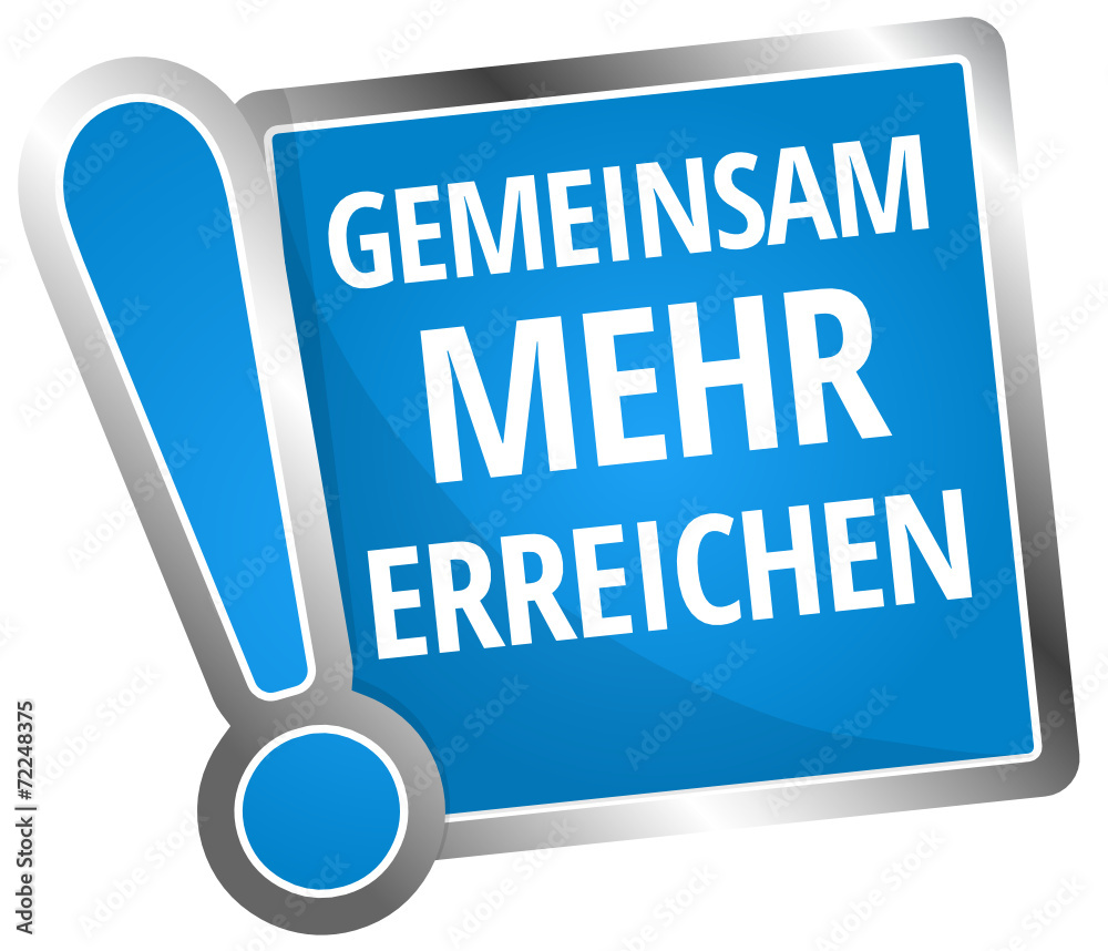 Gemeinsam mehr erreichen Stock Vector | Adobe Stock