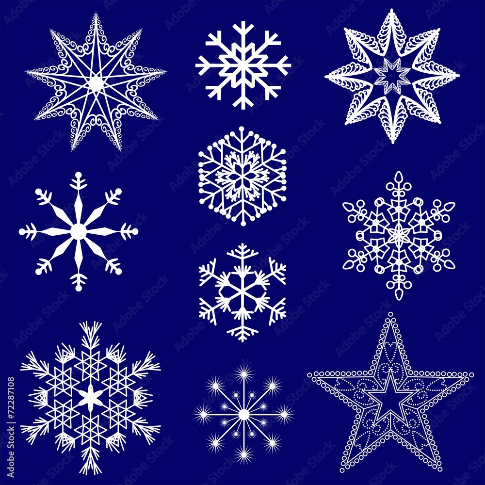 Filigrane Sterne Filigree Christmas star Stock Vector | Adobe Stock