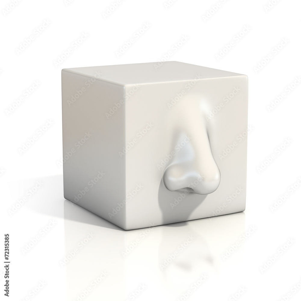 nose abstract illustration Stock-Illustration | Adobe Stock