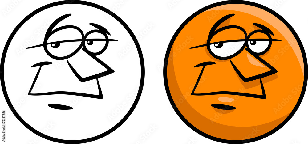 character face cartoon illustration Stock Vector | Adobe Stock