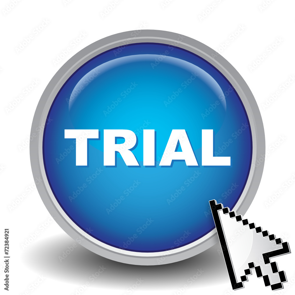 TRIAL ICON Stock Vector | Adobe Stock