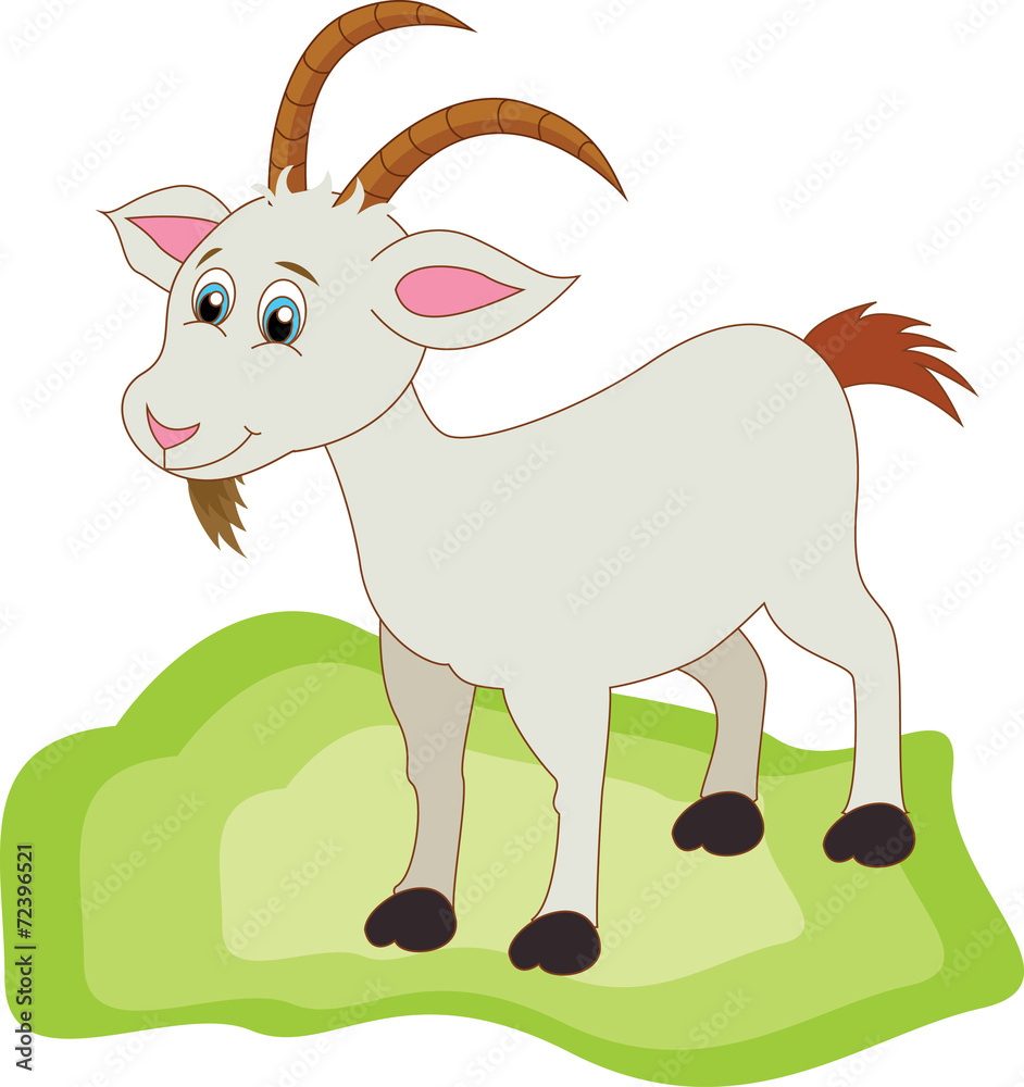 Cartoon goat Stock Vector | Adobe Stock