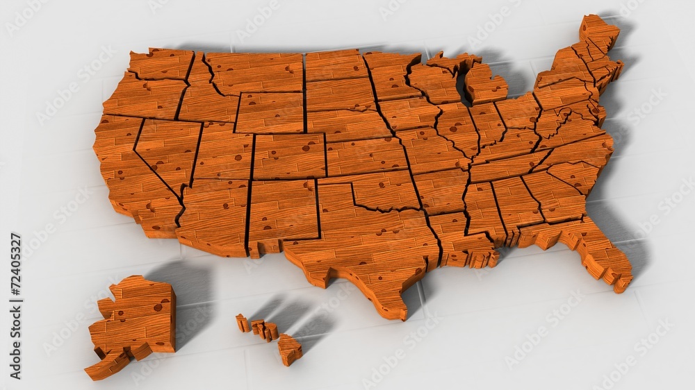 USA map texture legno ilustração do Stock | Adobe Stock