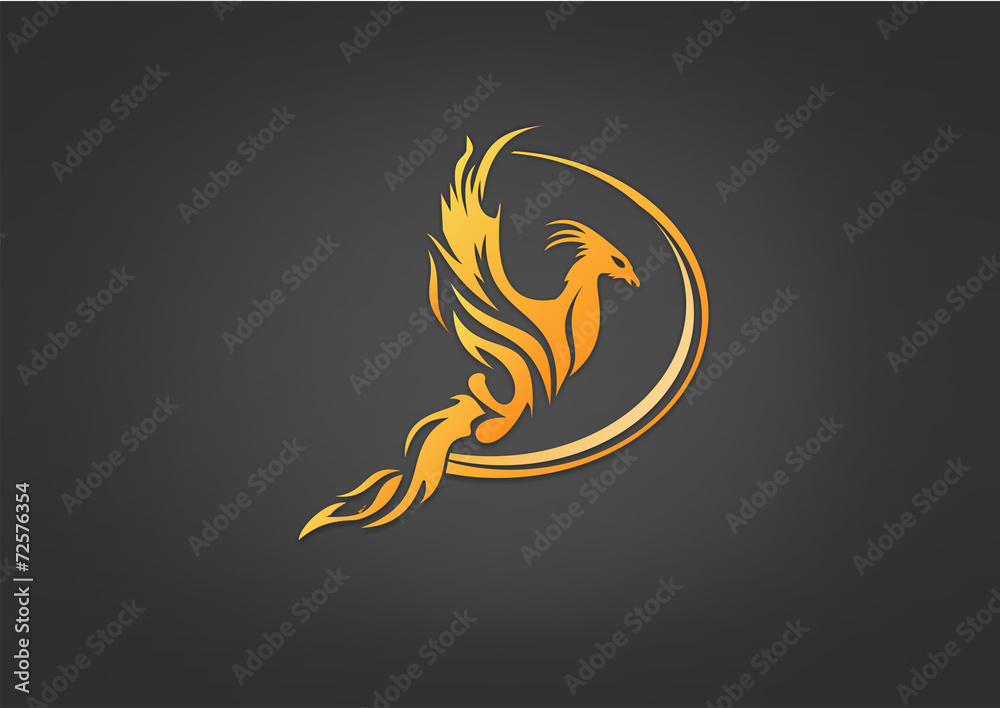 Logo Energy Fire business Phoenix Symbol Icon Power Vector Stock ...