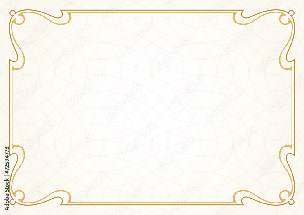 Border Vector template Stock Vector | Adobe Stock