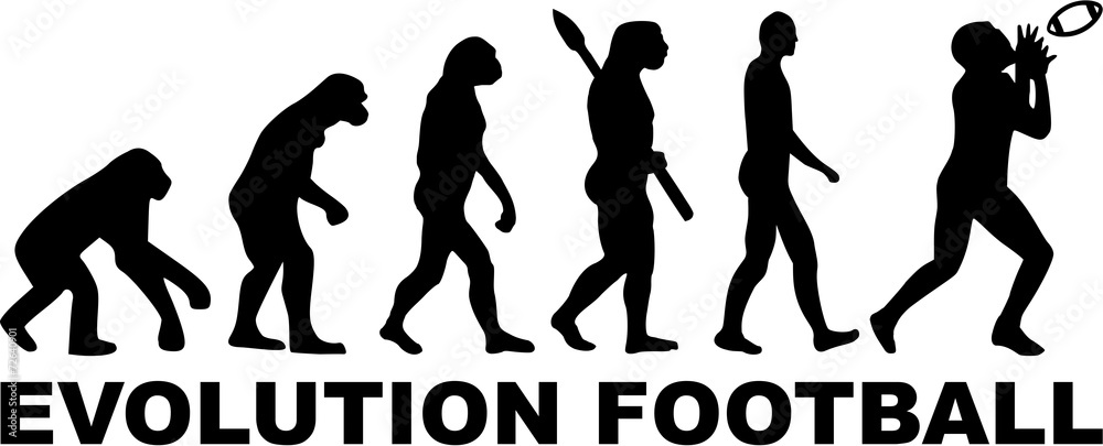 Football Evolution Stock-Vektorgrafik | Adobe Stock