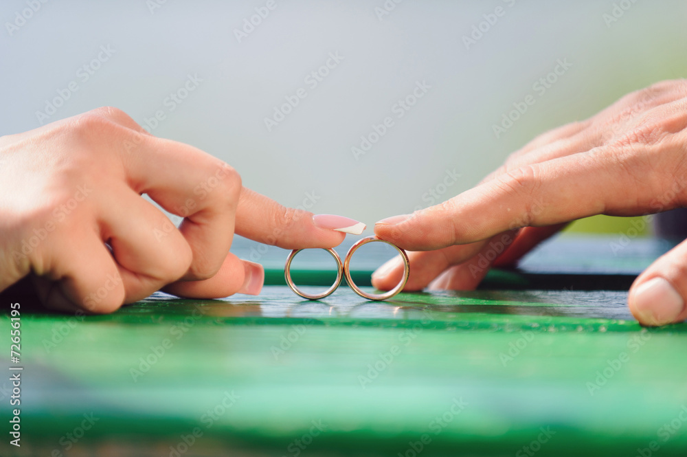 Hands with Rings Stock Photo | Adobe Stock