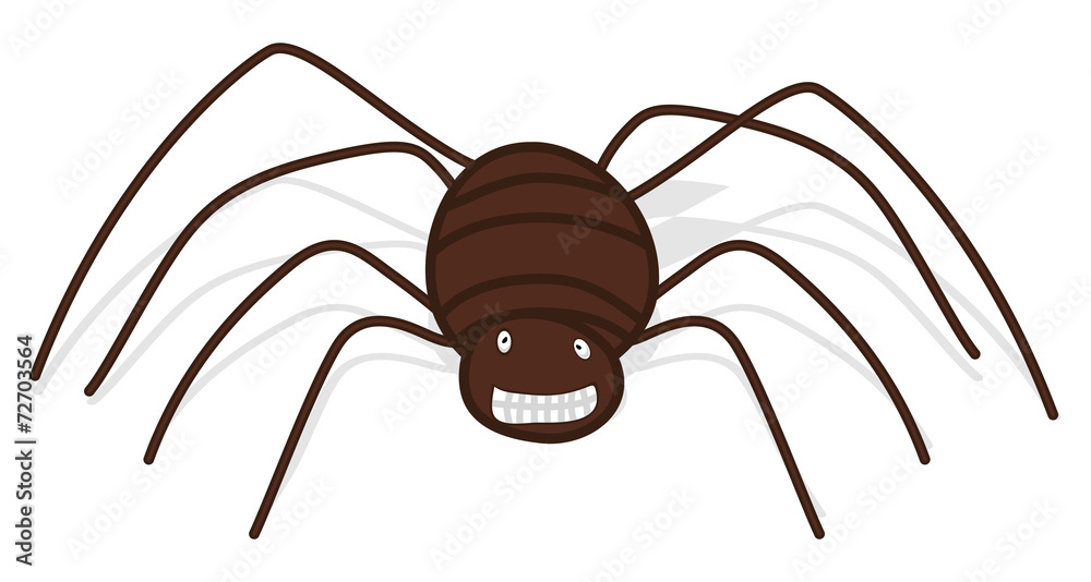 Creepy Spider Character Stock Vector Adobe Stock