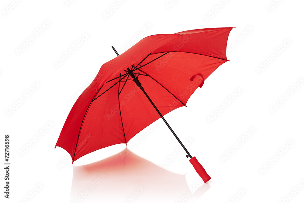 Red umbrella Stock Photo | Adobe Stock