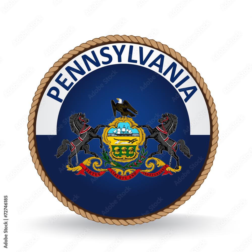 Pennsylvania Seal Stock Illustration | Adobe Stock