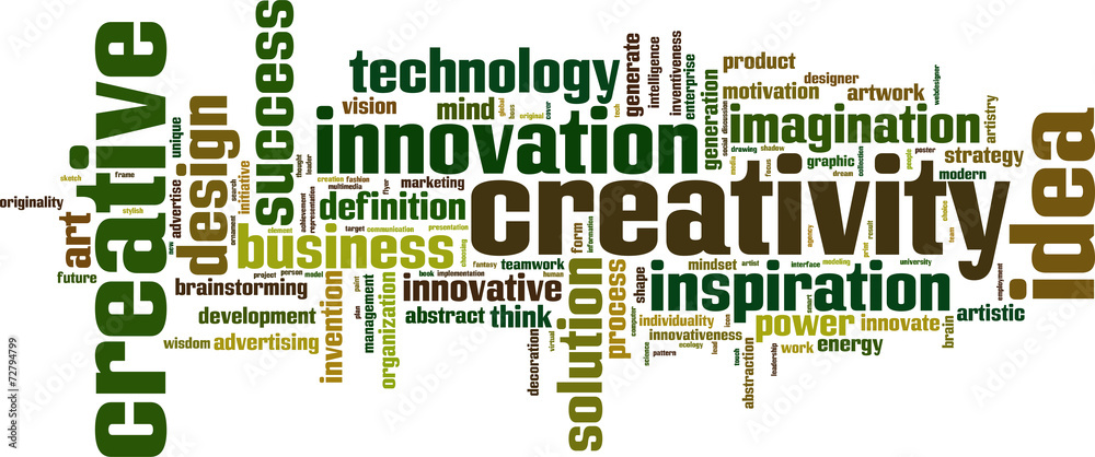 Creativity word cloud concept. Vector illustration Stock Vector | Adobe ...