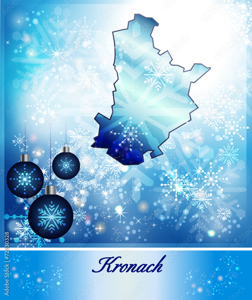 Karte von Kronach Stock Vector | Adobe Stock