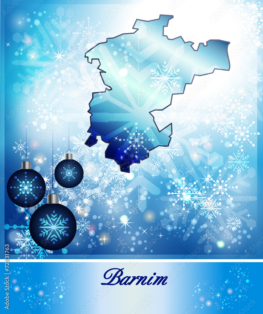 Karte von Barnim Stock Vector | Adobe Stock