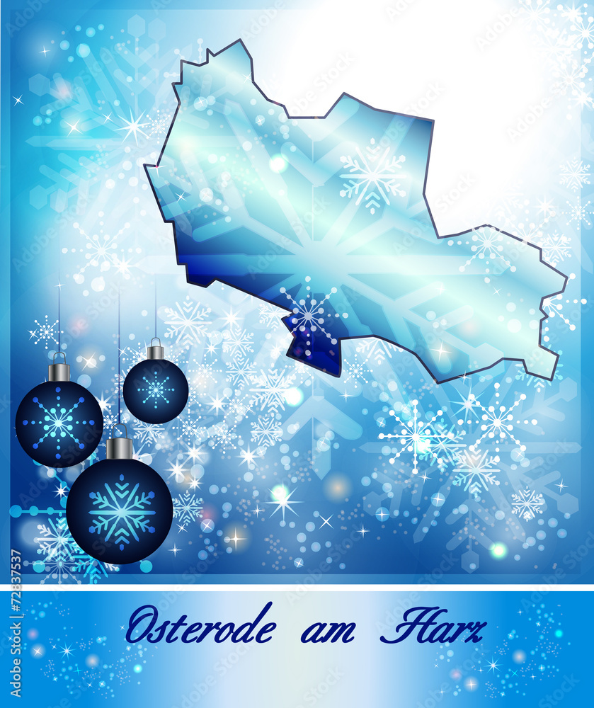 Karte von Osterode-am-Harz Stock Vector | Adobe Stock