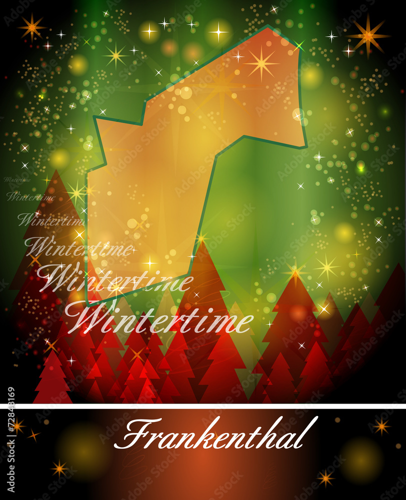 Karte von Frankenthal Stock Vector | Adobe Stock