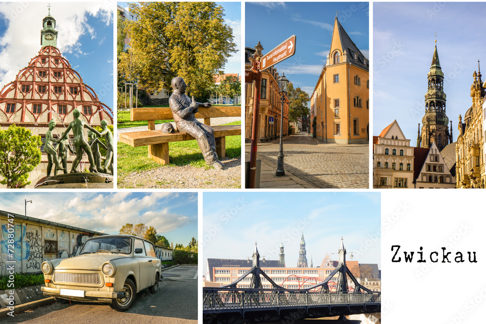 Sehenswürdigkeiten in Zwickau Bild 1 Stock Photo | Adobe Stock