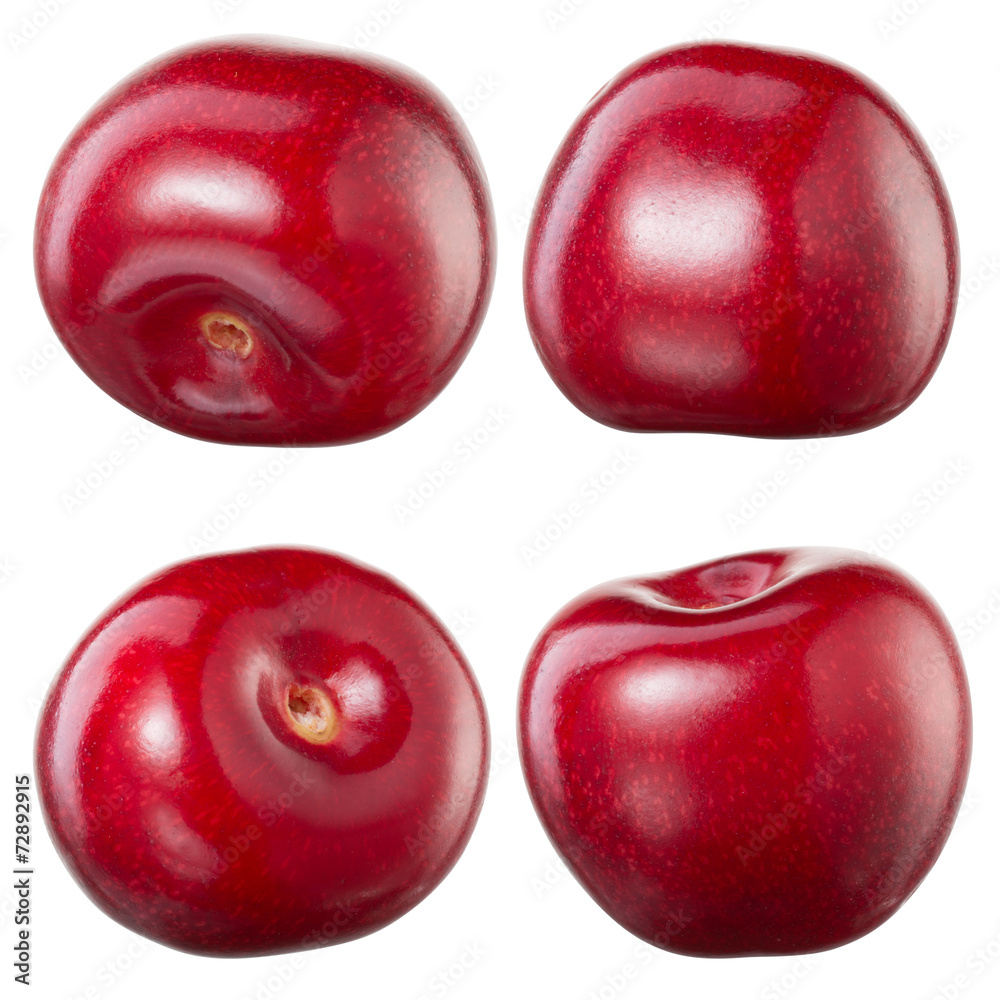 Cherry isolated on white background. Collection Stock Photo | Adobe Stock