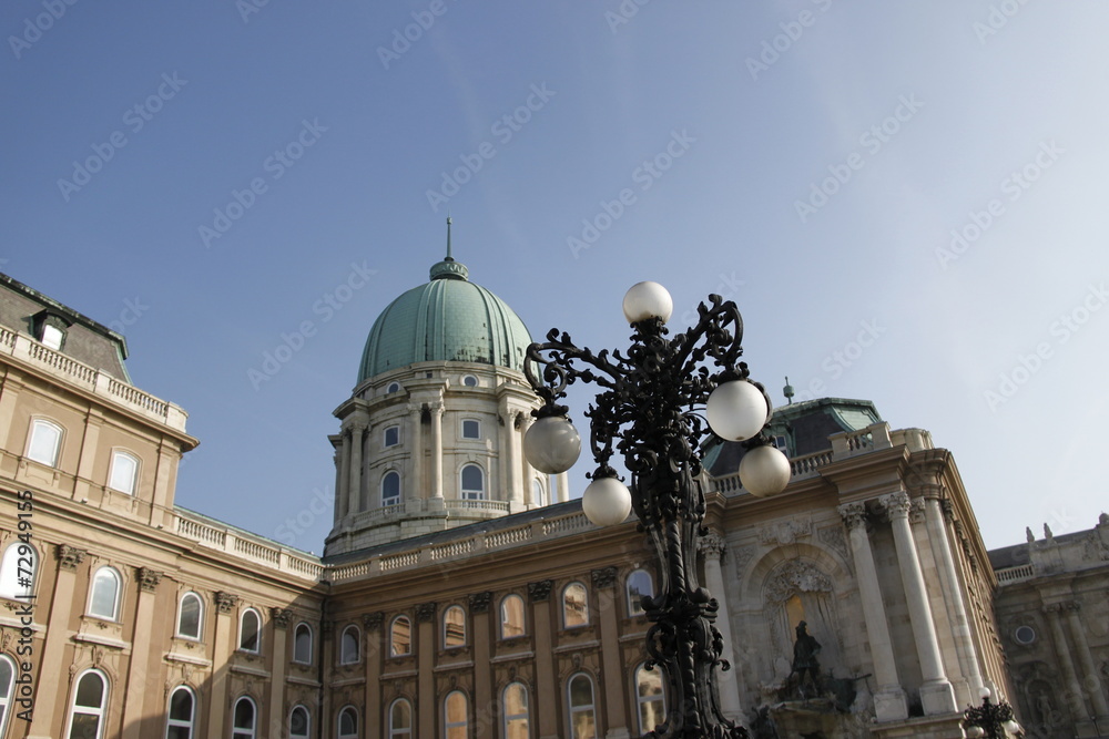 Palais de Budavár à Budapest, Hongrie Stock Photo | Adobe Stock